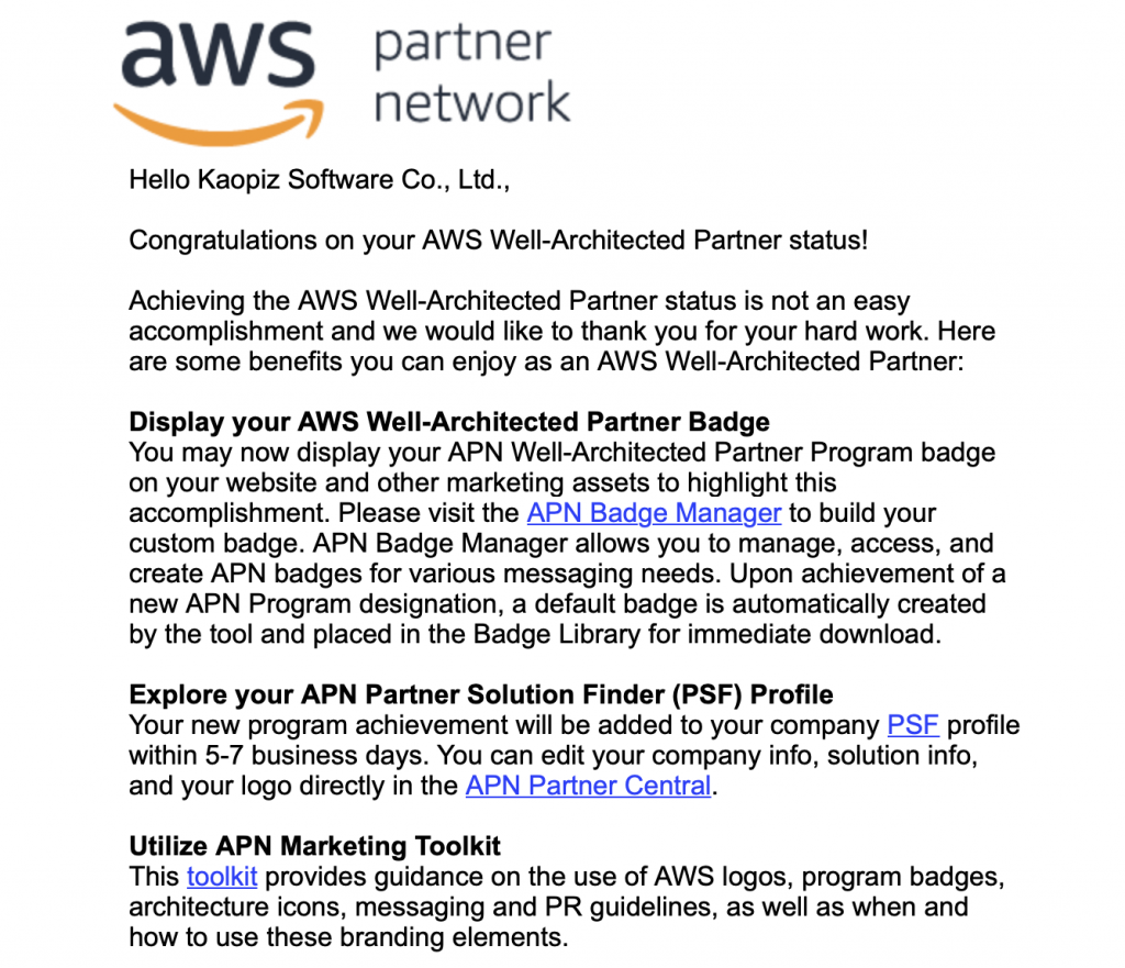 Kaopiz trở thành đối tác "Kiến trúc sư chuyển đổi số tối ưu" của AWS ...