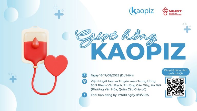 Phát động chương trình hiến máu tình nguyện “Giọt Hồng Kaopiz 2025” - Trang tin nội bộ của ...